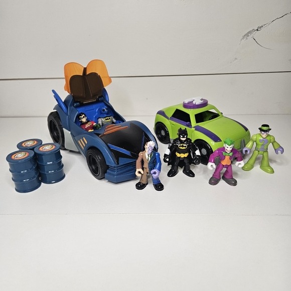 Fisher-Price | Toys | Guc Imaginext Batmobile Riddler Car W Batman ...